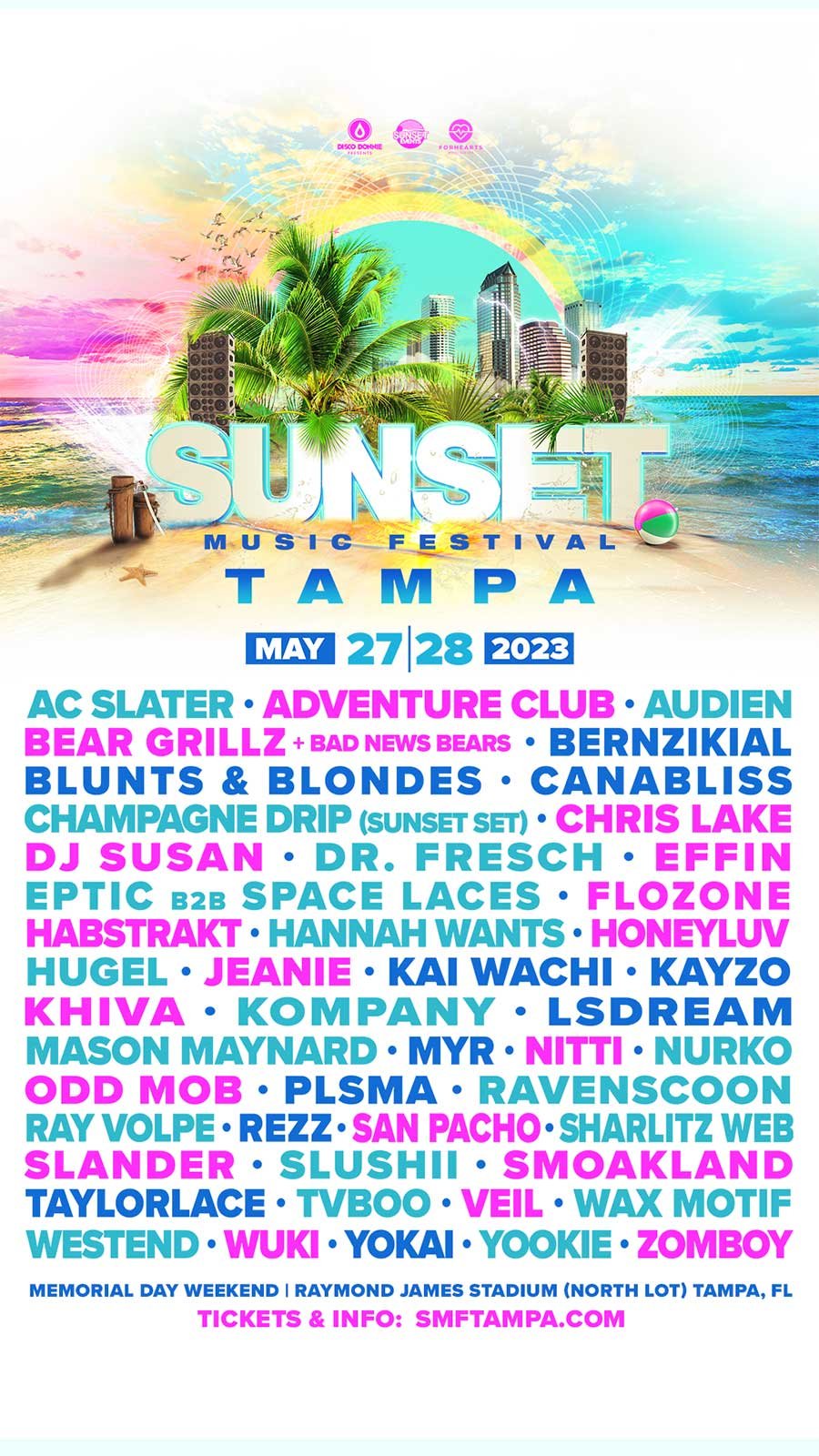 Sunset Music Festival Reveals Phase 2 Lineup