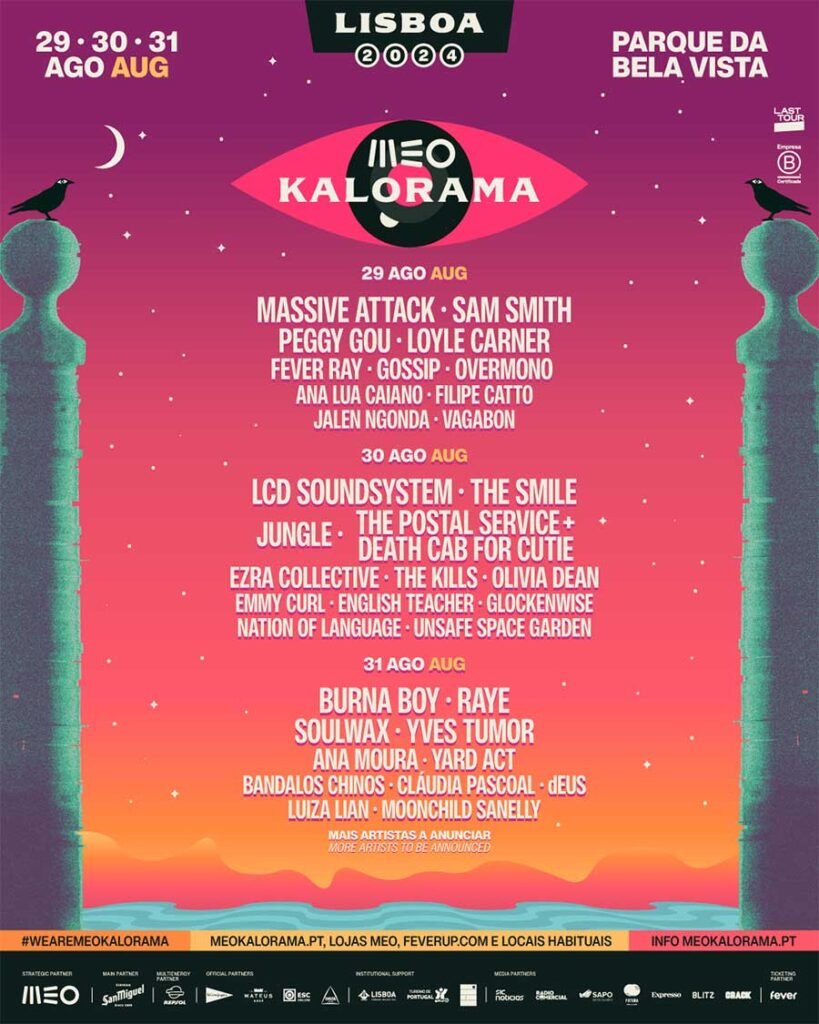 Burna Boy & RAYE among new confirmations for MEO Kalorama